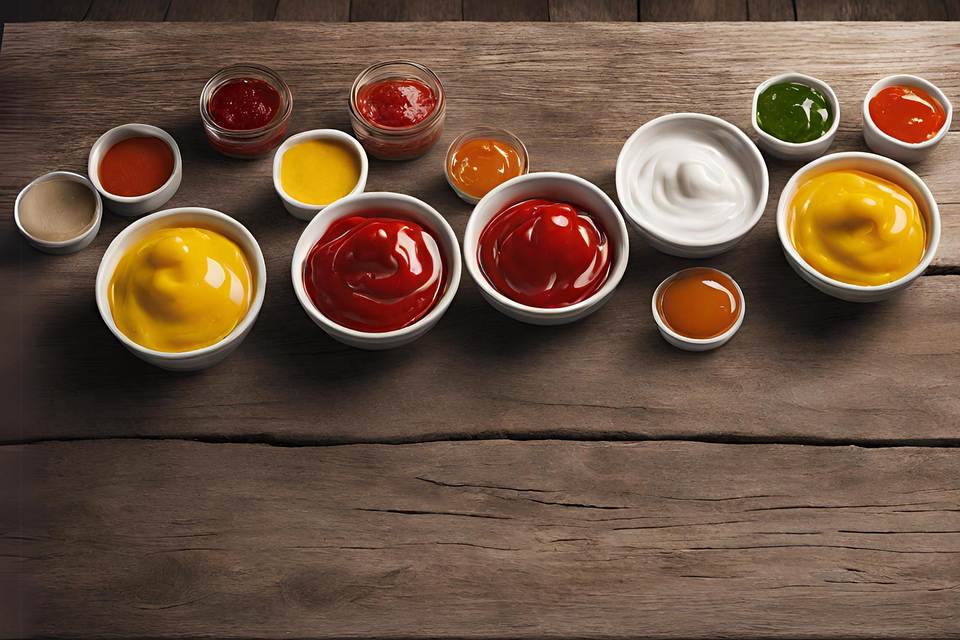 Download Condiments, Ketchup, Mustard. Royalty-Free Stock Illustration ...