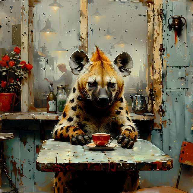 Hiena Loja De Café Antropomórfico - Imagens grátis no Pixabay - Pixabay