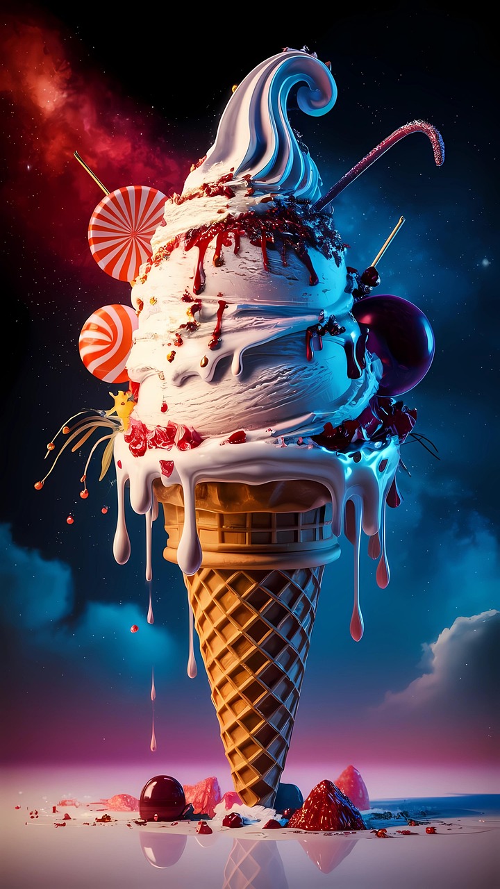 Download Ai Generated, Ice Cream, Dessert. Royalty-Free Stock ...