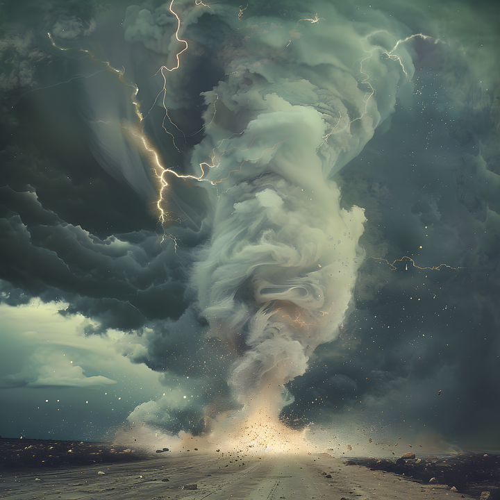 Download Ai Generated, Tornado, Storm. Royalty-Free Stock Illustration ...