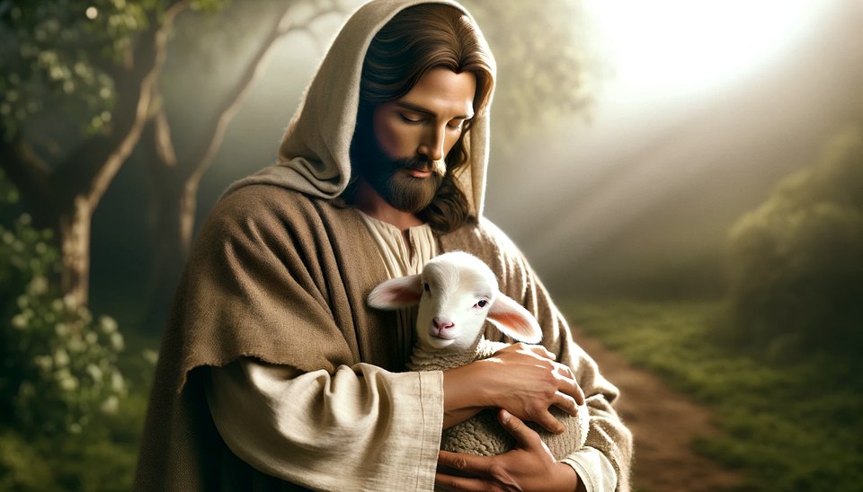 Download Ai Generated, Jesus, Lamb. Royalty-Free Stock Illustration ...