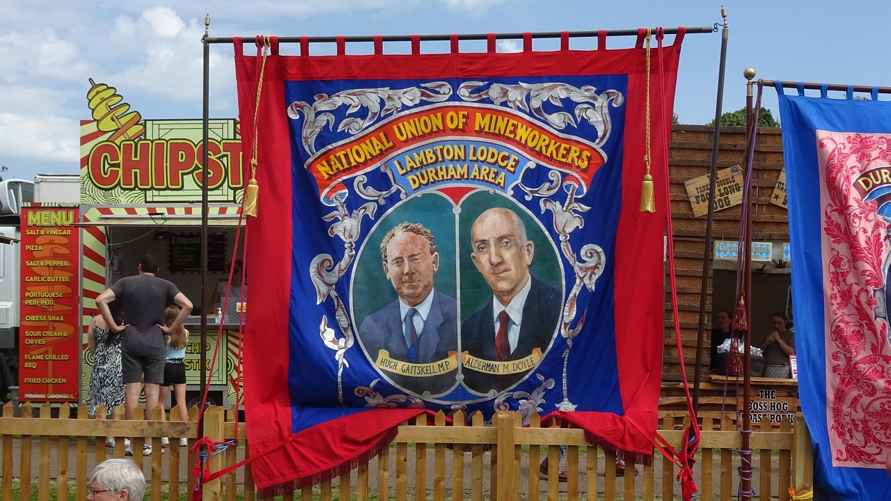 Lambton Colliery Banner Durham - Gratis foto på Pixabay