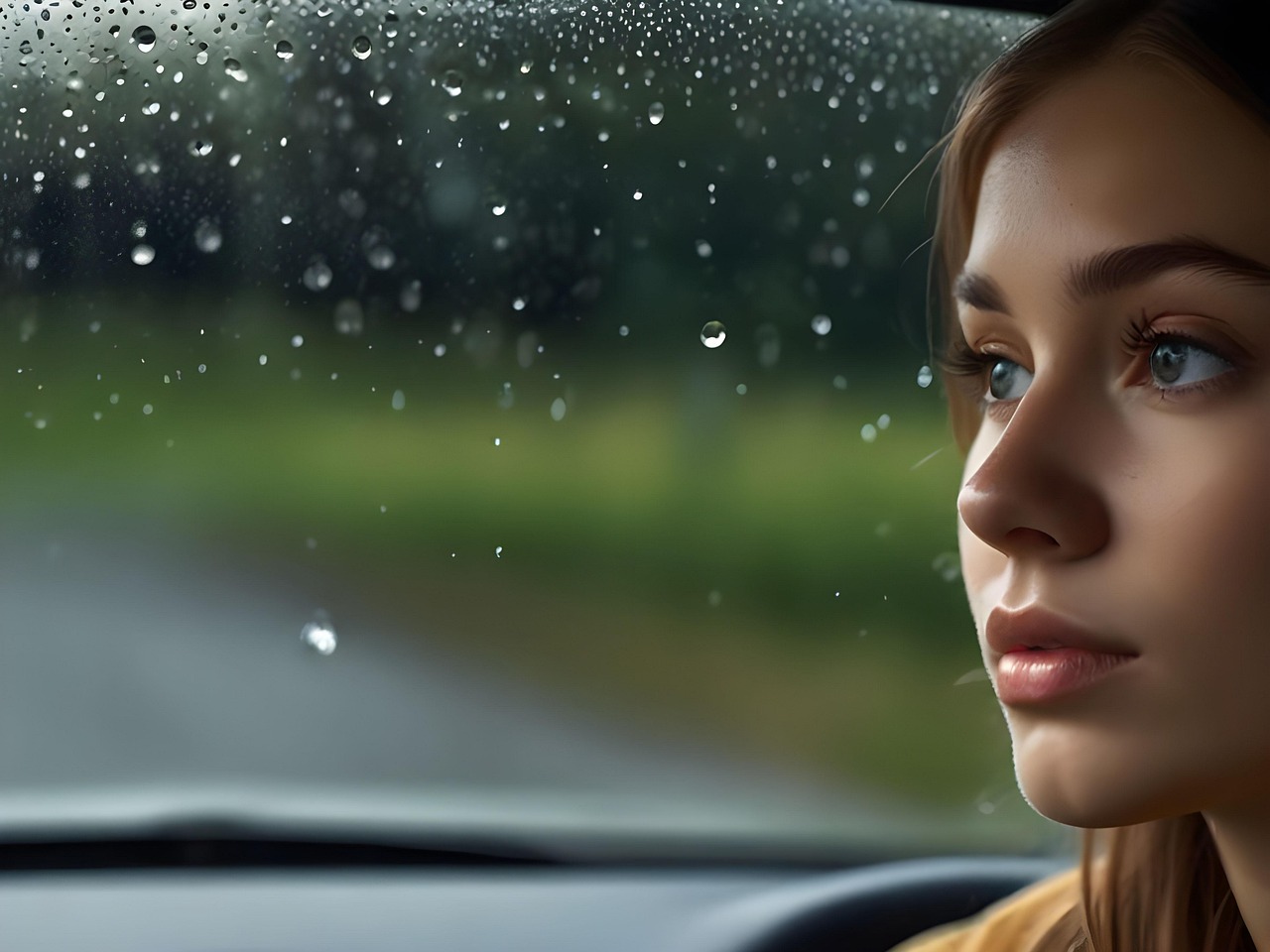Download Girl, Rain, Woman. Royalty-Free Stock Illustration Image - Pixabay