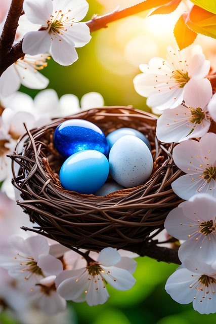 Download Bird Nest, Eggs, Spring. Royalty-Free Stock Illustration Image ...
