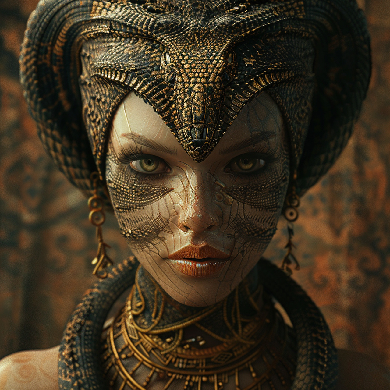 Download Woman, Cobra, Snake. Royalty-Free Stock Illustration Image ...