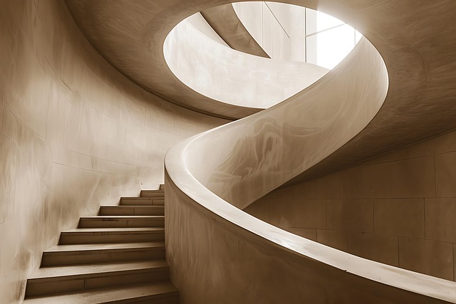 Download Architecture Building Staircase Royalty Free Stock
