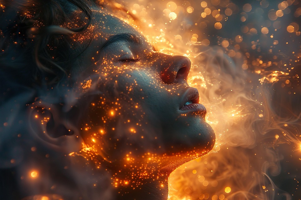 Download Glowing Woman, Fantasy, Portrait. Royalty-Free Stock ...