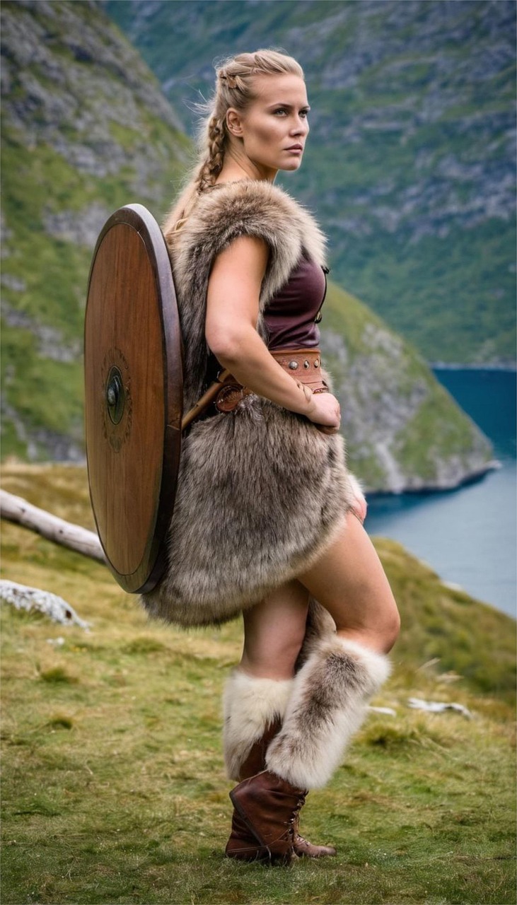 Download Shieldmaiden, Vikings, Ai Generated. Royalty-Free Stock ...