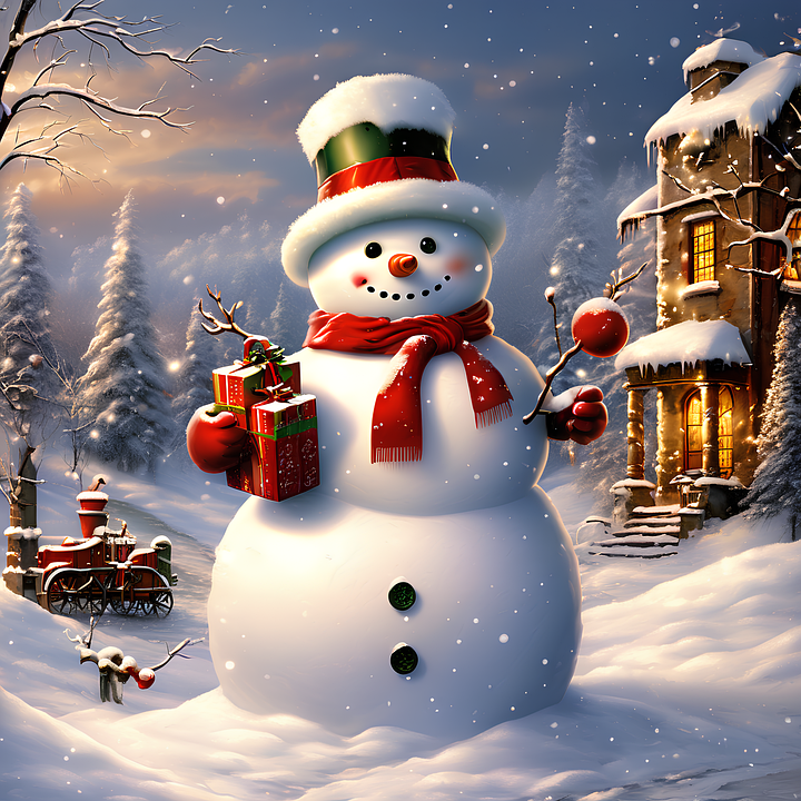 Download Snowman, Snow, Nature. Royalty-Free Stock Illustration Image ...