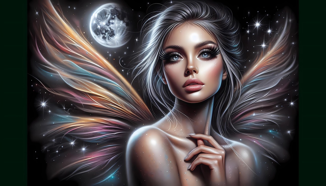 Download Woman, Fairy, Universe. Royalty-Free Stock Illustration Image ...