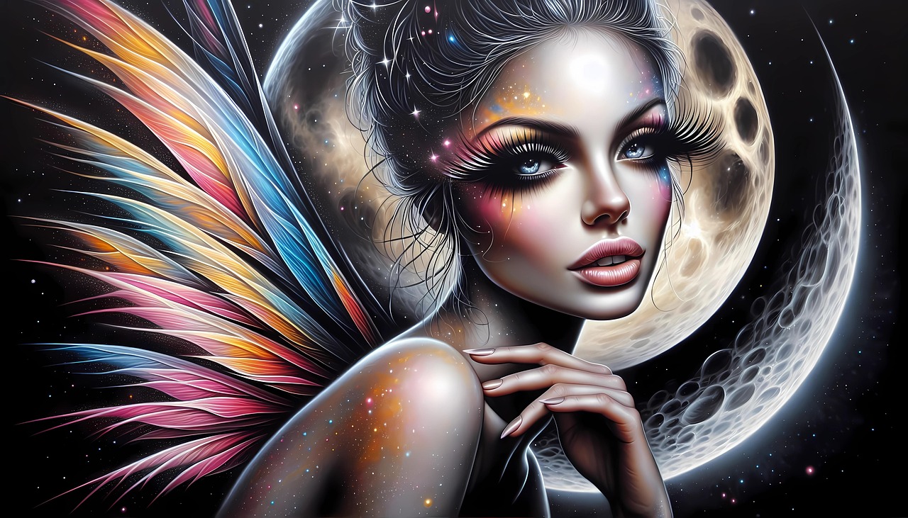Download Woman, Fairy, Universe. Royalty-Free Stock Illustration Image ...