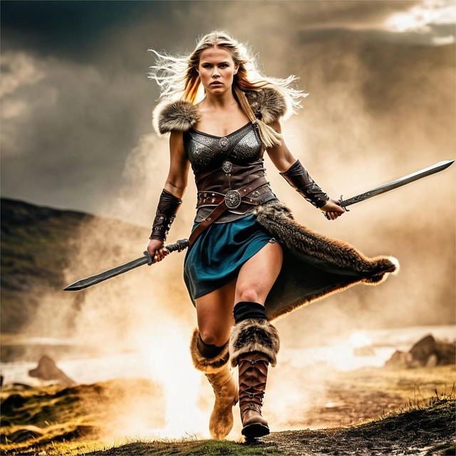 Download Shieldmaiden, Vikings, Ai Generated. Royalty-Free Stock ...