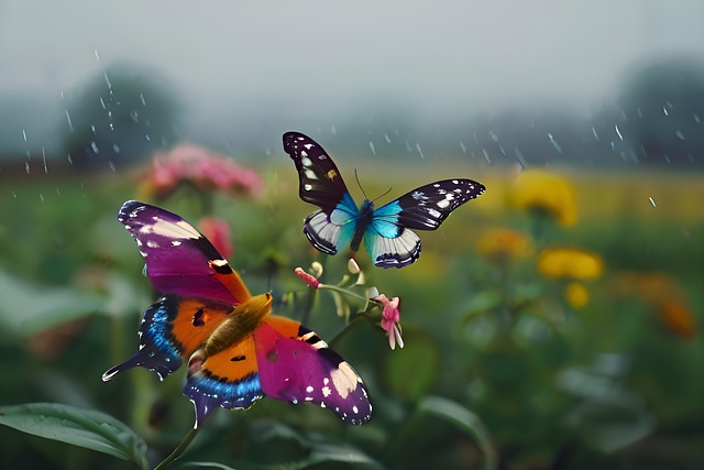 Download Multicolor Butterflies, Group, Flying. Royalty-Free Stock ...