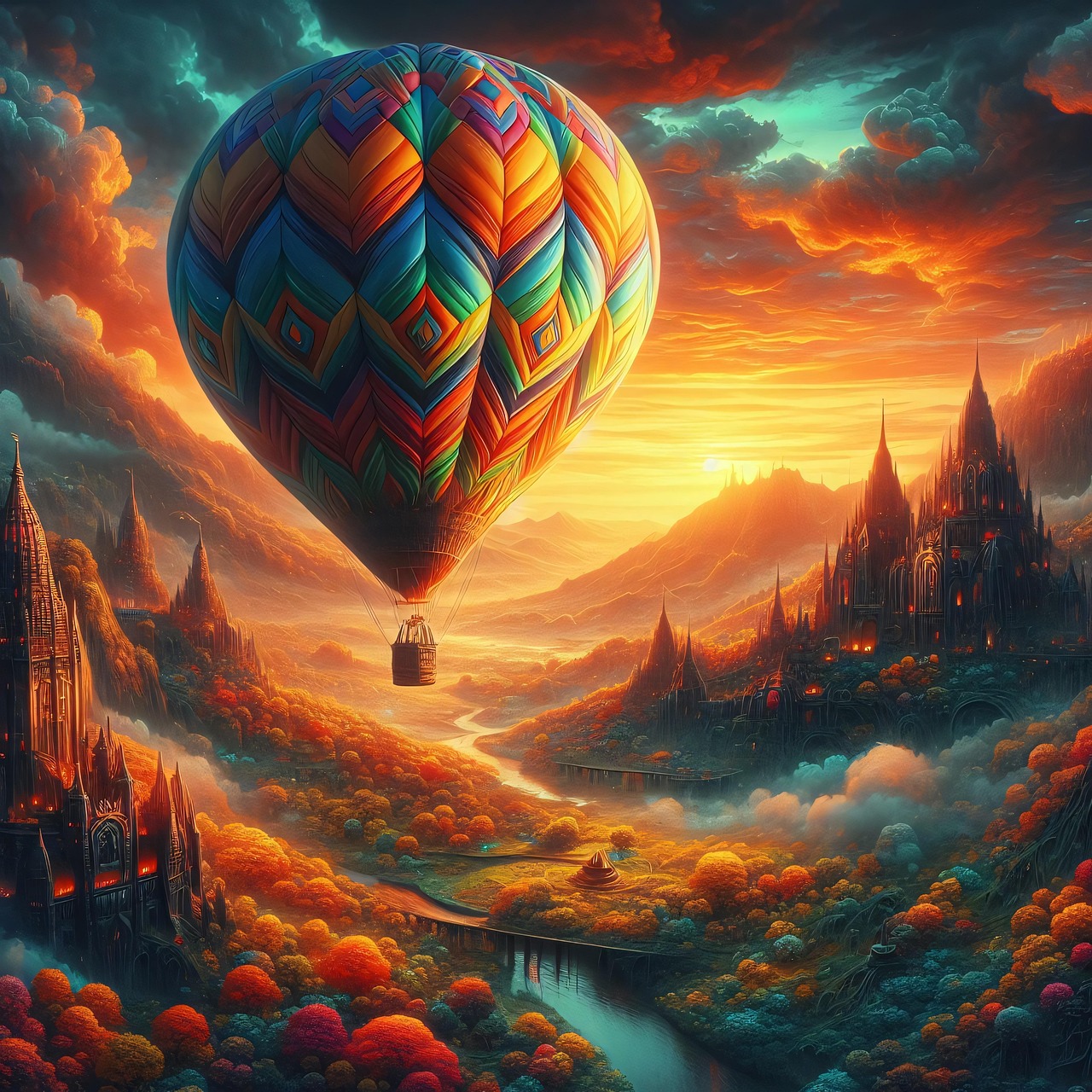 Download Hot Air Balloon, Fantasy, Balloon. Royalty-Free Stock ...