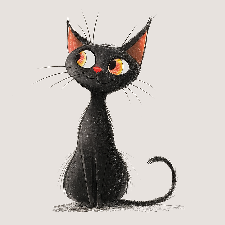 Download Ai Generated, Cat, Cartoon. Royalty-Free Stock Illustration ...