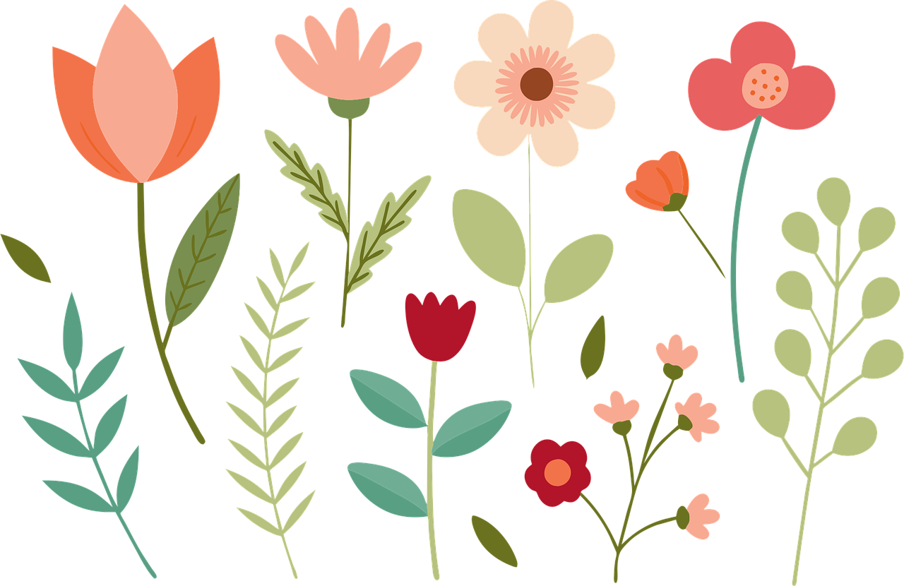 Free Flower Cutout Vector Art - Download 14,042+ Flower Cutout Icons ...