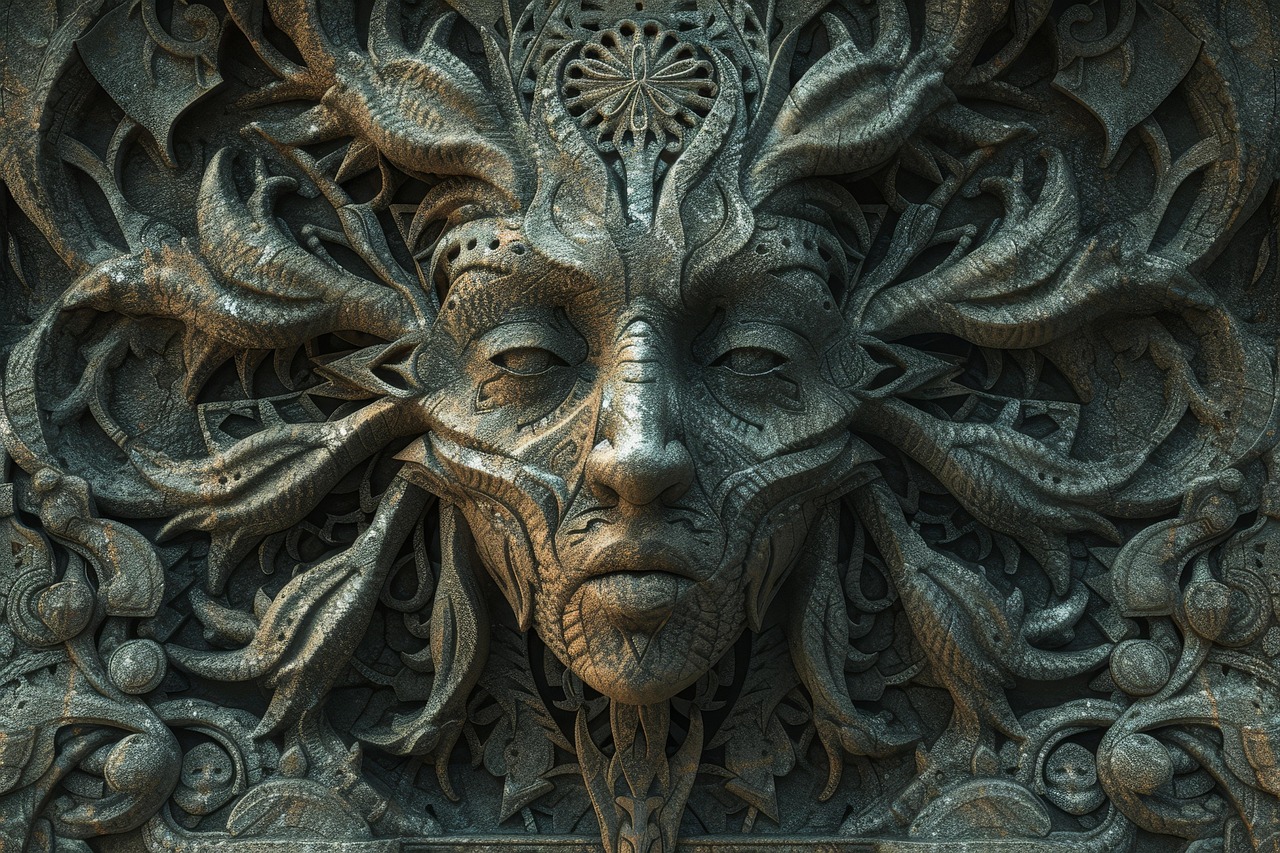 Download Futuristic, Mask, Sculpture. Royalty-Free Stock Illustration ...