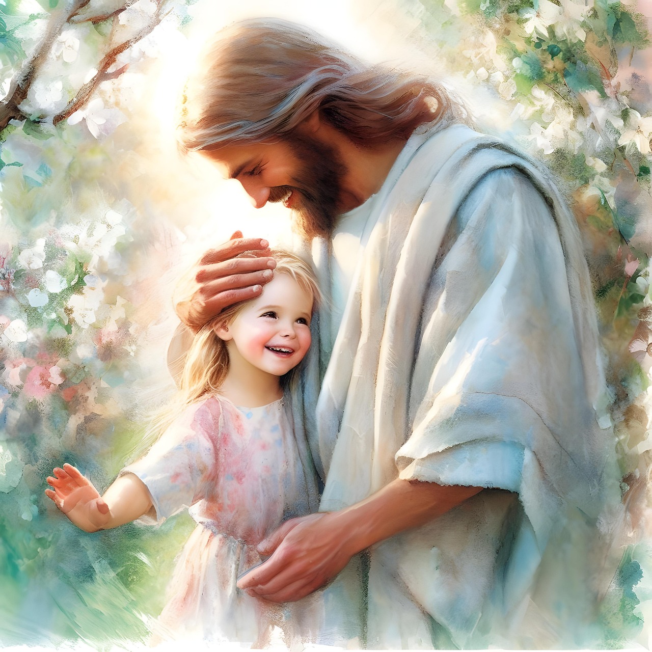 Download Ai Generated, Jesus, Child. Royalty-Free Stock Illustration ...