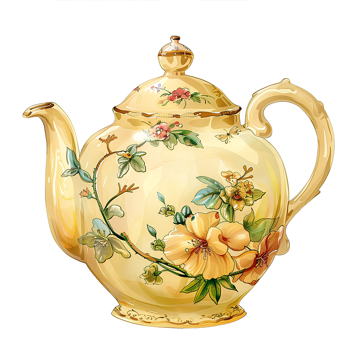 Download Teapot, Porcelain, Ceramic. Royalty-Free Stock Illustration ...