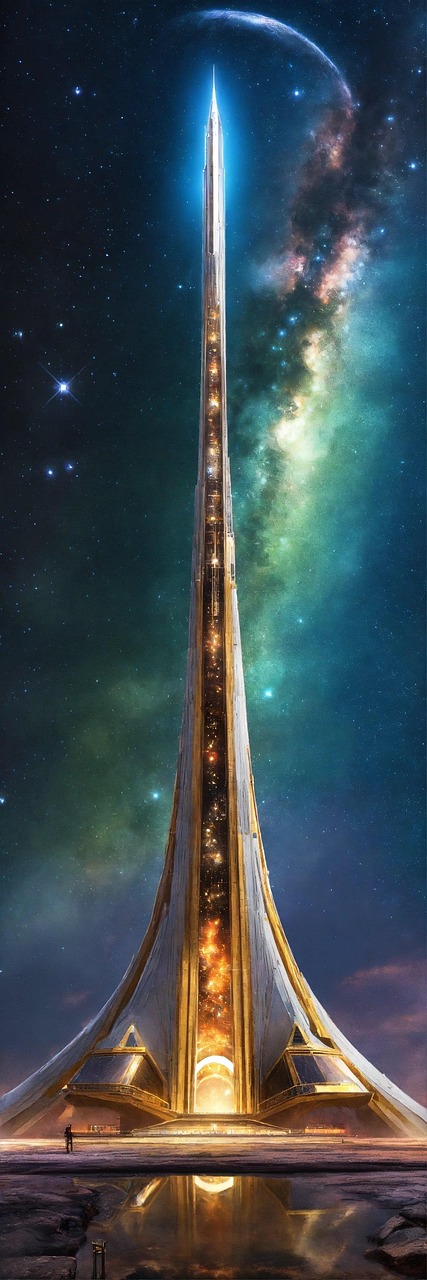 Download Galactic, Spire, Space. Royalty-Free Stock Illustration Image ...