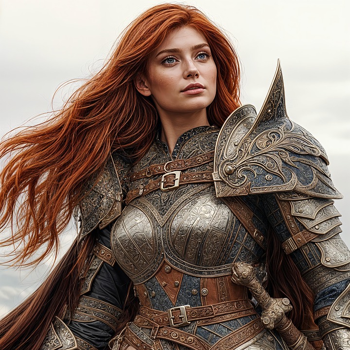 Download Warrior Woman Fantasy Royalty Free Stock Illustration Image