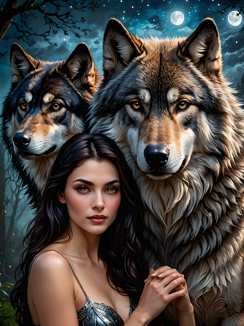 Ai Generiert Frau Wolf Kostenloses Bild Auf Pixabay Pixabay