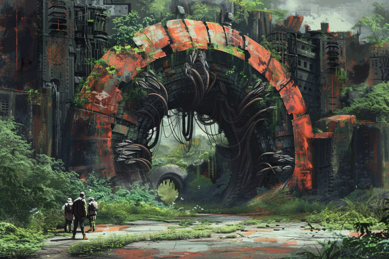 Download Alien Culture, Alien Ruins, Alien City. Royalty-Free Stock ...