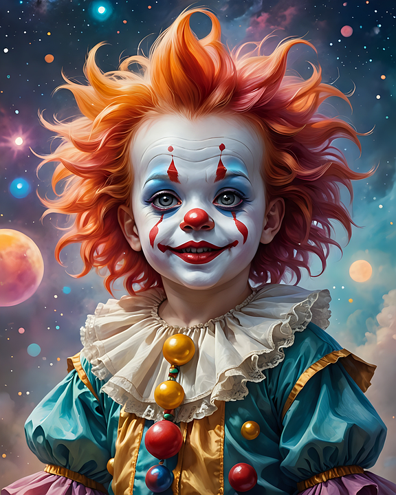 Download Child, Clown, Cute. Royalty-Free Stock Illustration Image ...