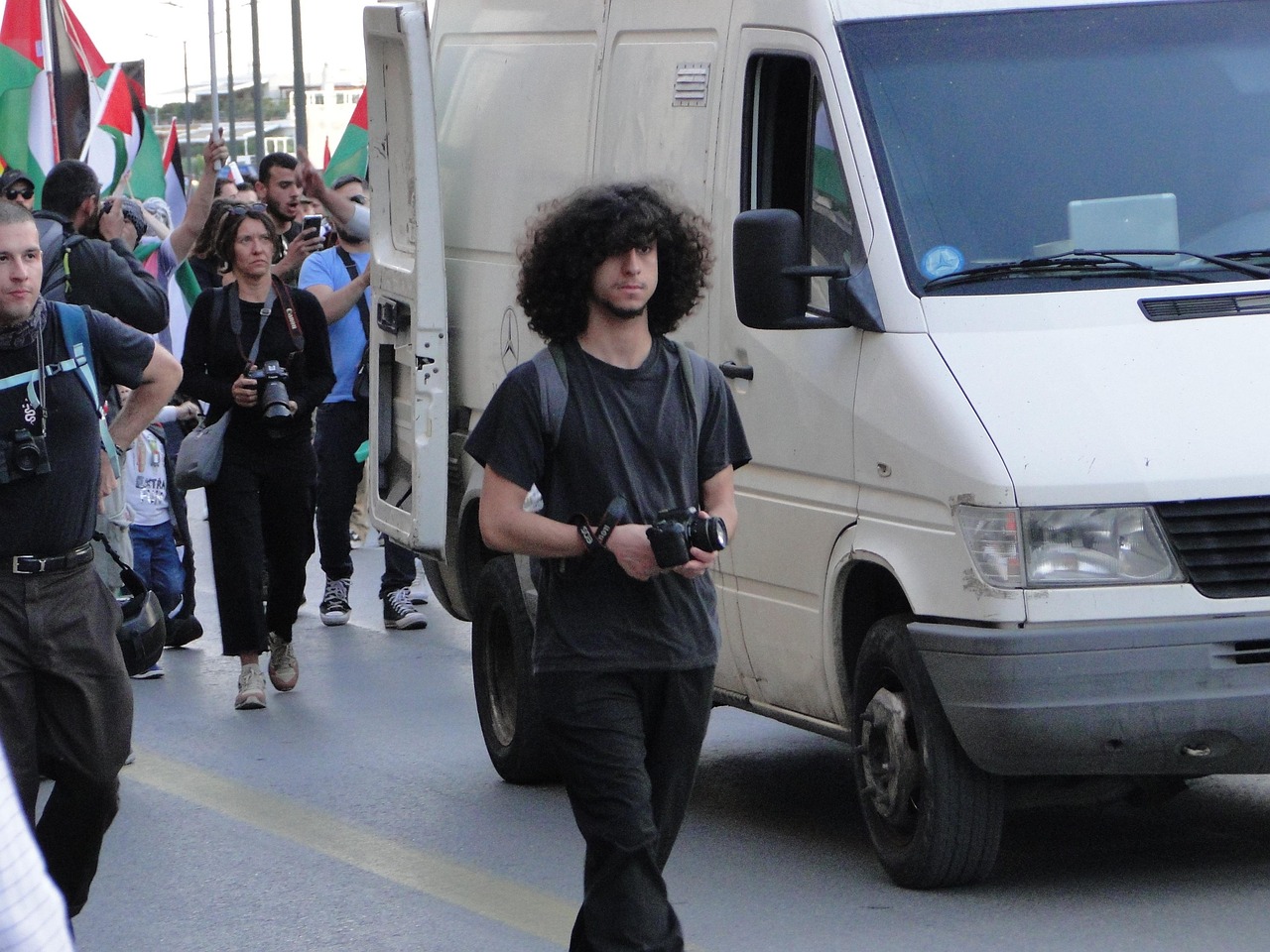 Photographer Demonstration Israel - Free photo on Pixabay