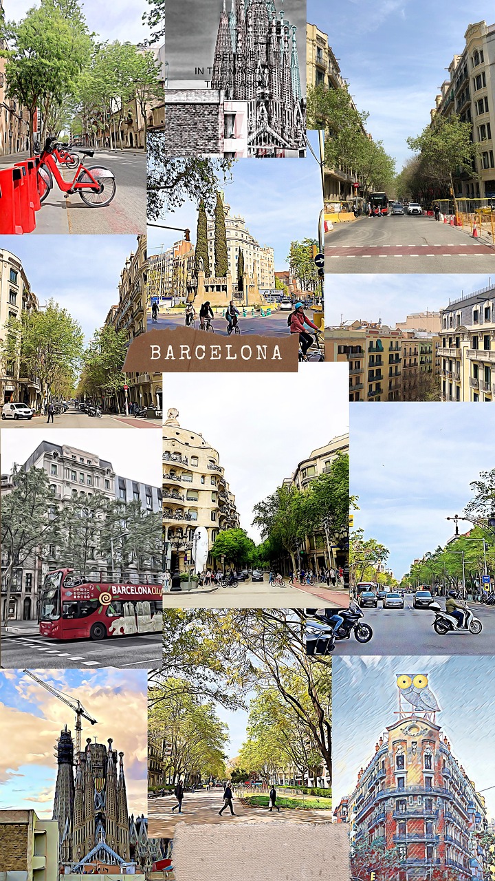 Collage Barcelona Spain - Free photo on Pixabay - Pixabay