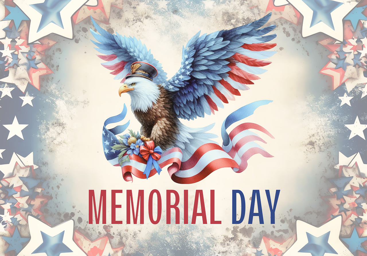 Download Memorial Day, Eagle, Red. Royalty-Free Stock Illustration ...