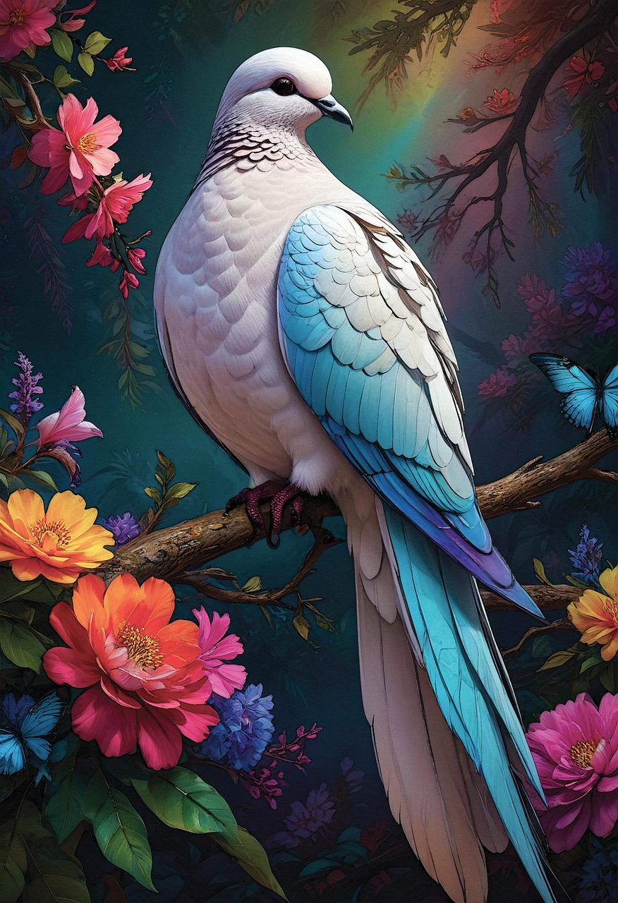 Download Ai Generated, Dove, Bird. Royalty-Free Stock Illustration ...