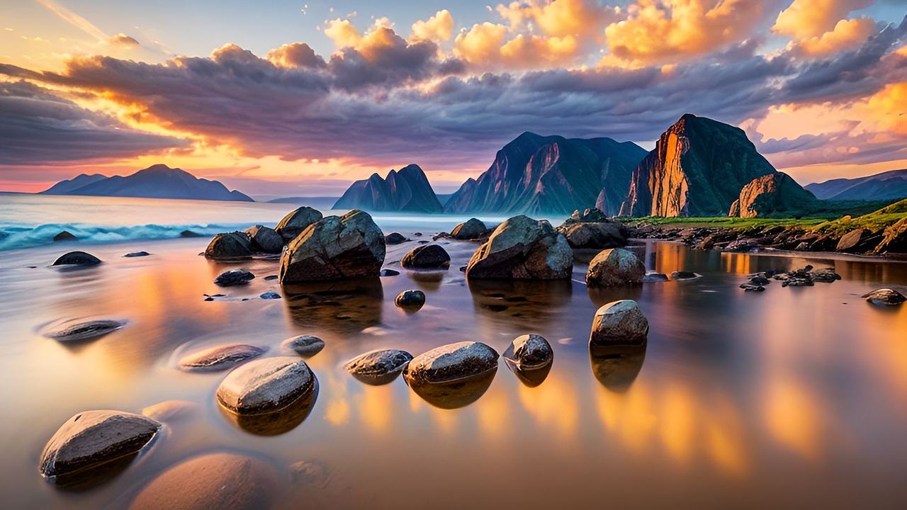 Download Ocean, Nature, Landscape. Royalty-Free Stock Illustration ...