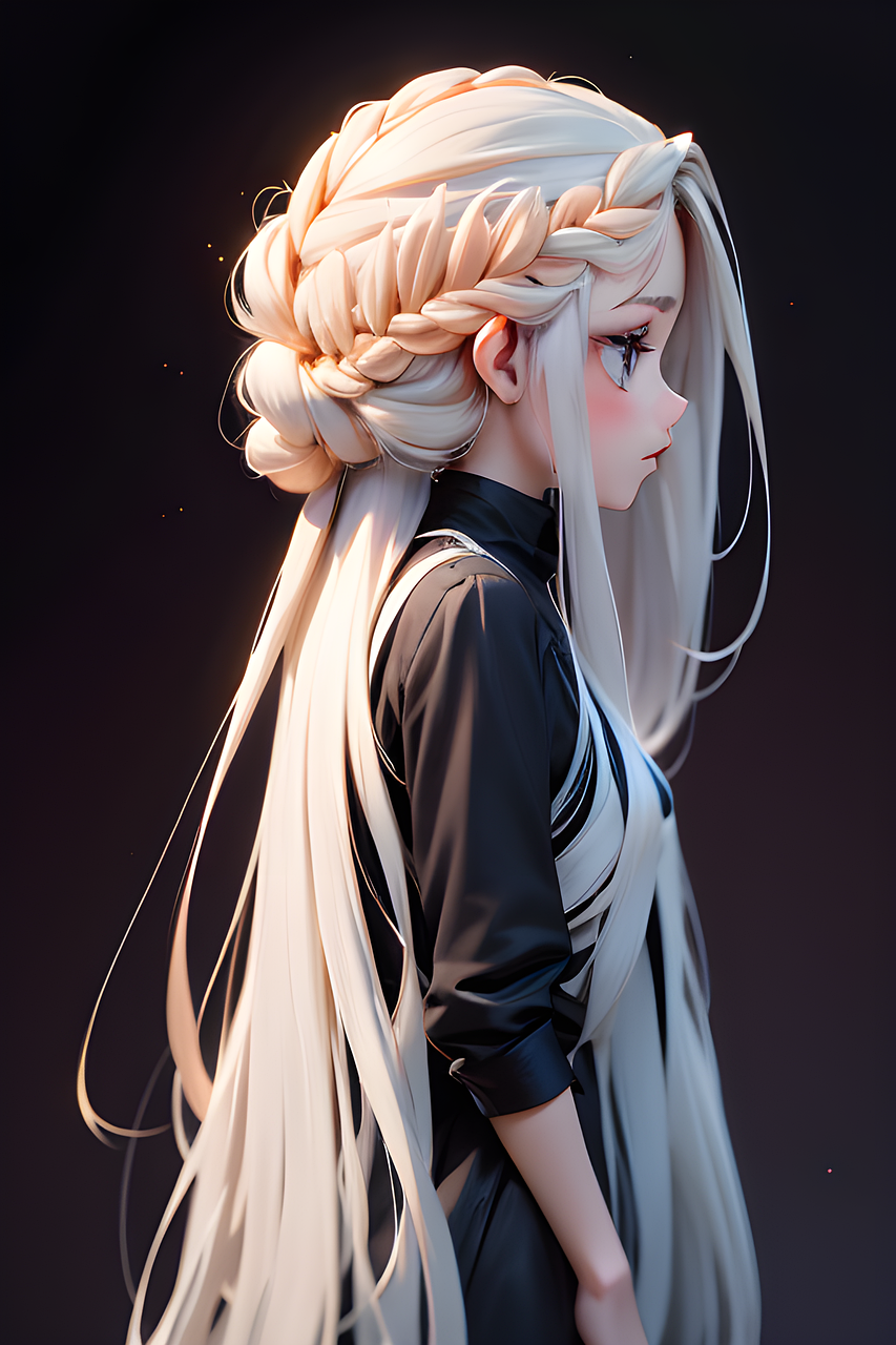 Stunning White Hair Braiding Styles Photos