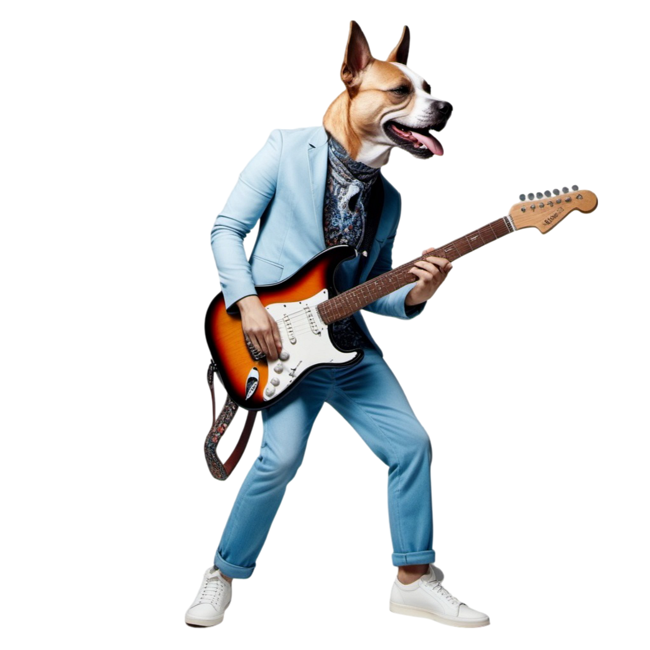 Download Ai, Dog, Guitarist. Royalty-Free Stock Illustration Image ...