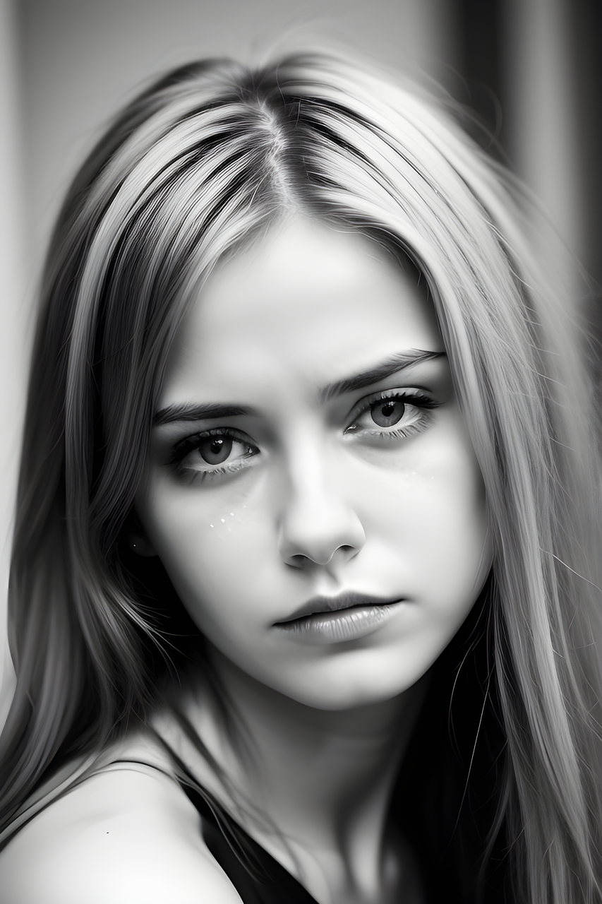 Download Woman, Sad, Gray. Royalty-Free Stock Illustration Image - Pixabay