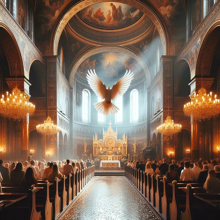Download Holy Spirit, Dove, Christian. Royalty-Free Stock Illustration ...