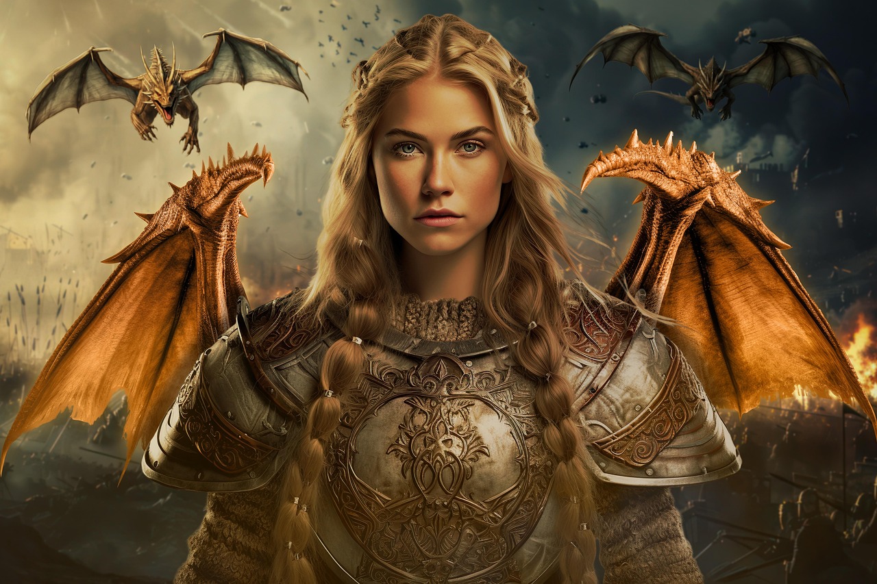 Download Warrior, Girl Warrior, Lady Warrior. Royalty-Free Stock ...