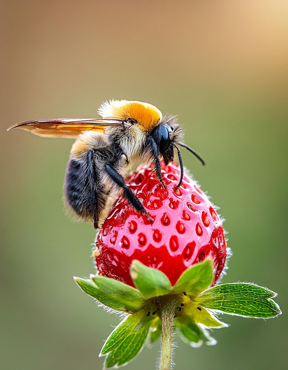 Download Bee, Strawberry, Summer. Royalty-Free Stock Illustration Image ...