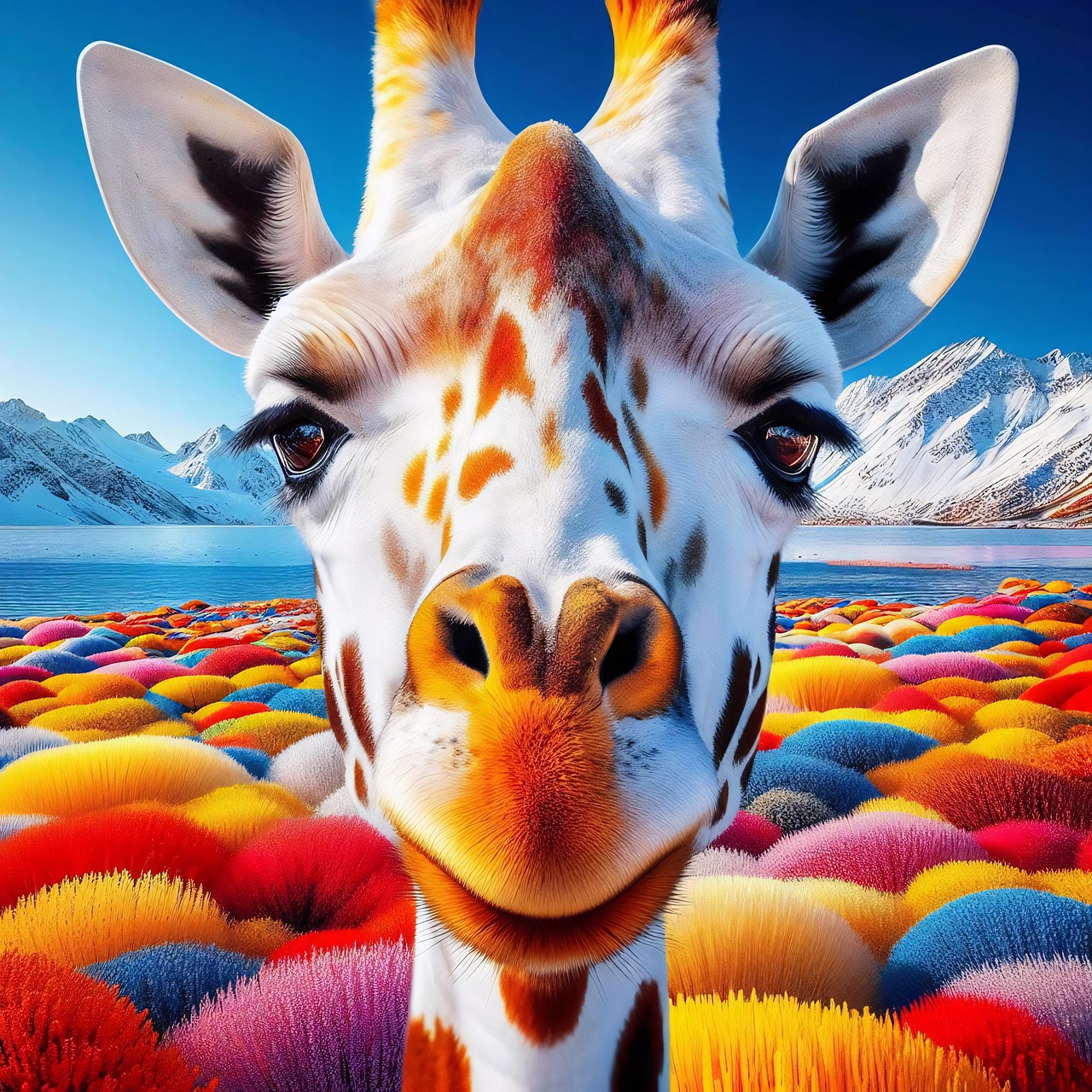 Download Giraffe, Fantasy, Bushes. Royalty-Free Stock Illustration ...