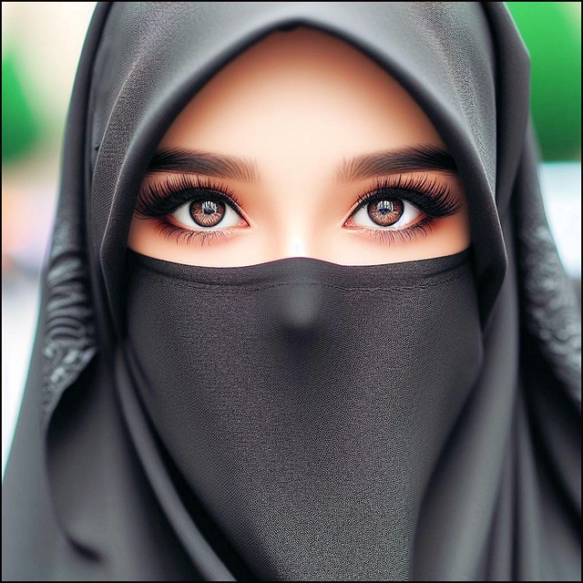 Download Woman, Niqab, Black. Royalty-Free Stock Illustration Image ...