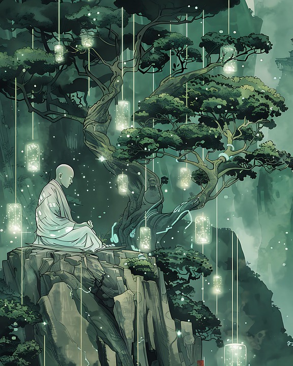 Download Peaceful, Nature, Calm. Royalty-Free Stock Illustration Image ...