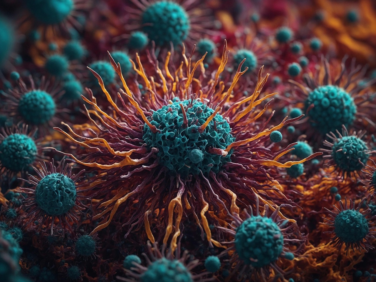 Ai Generat Virus Bacterii - Imagine gratuită pe Pixabay - Pixabay