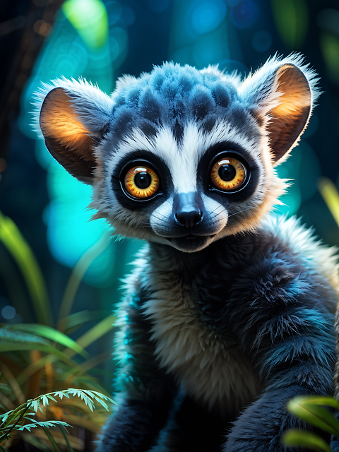 Download Animal, Cute, Prosimian. Royalty-Free Stock Illustration Image ...