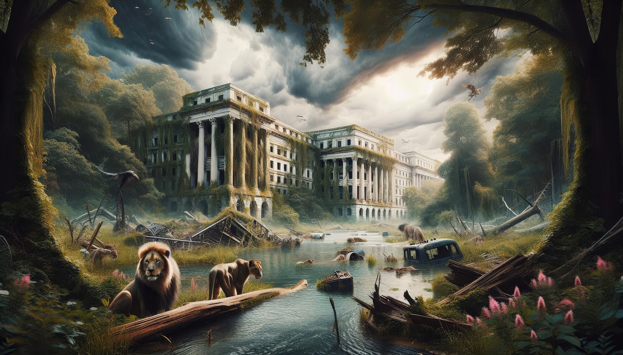 Download Ai Generated, City, Apocalypse. Royalty-Free Stock ...