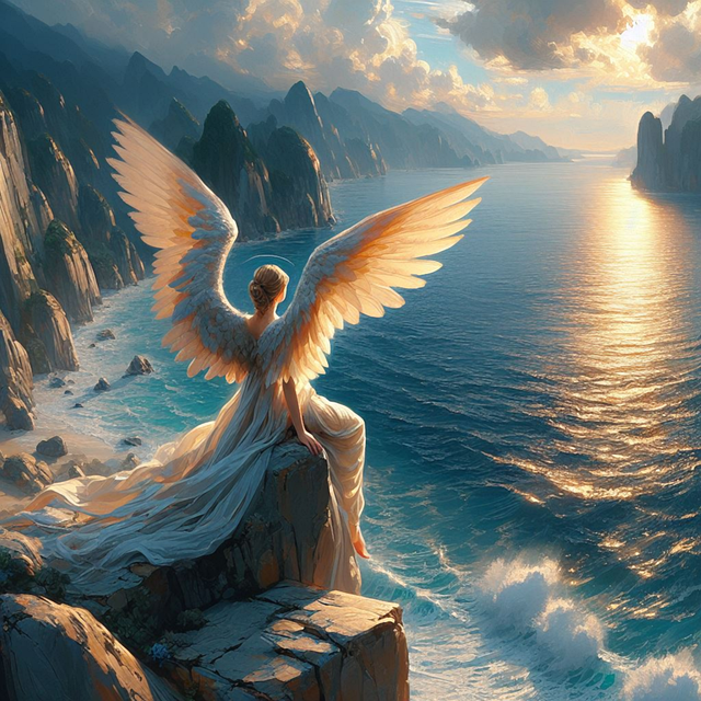 Download Ai Generated, Angel, Wings. Royalty-Free Stock Illustration ...