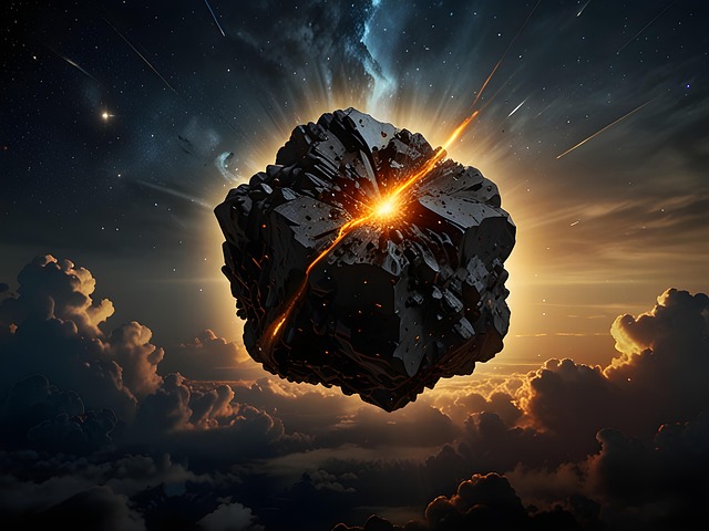 Download Ai Generated, Meteorite, Space. Royalty-Free Stock ...