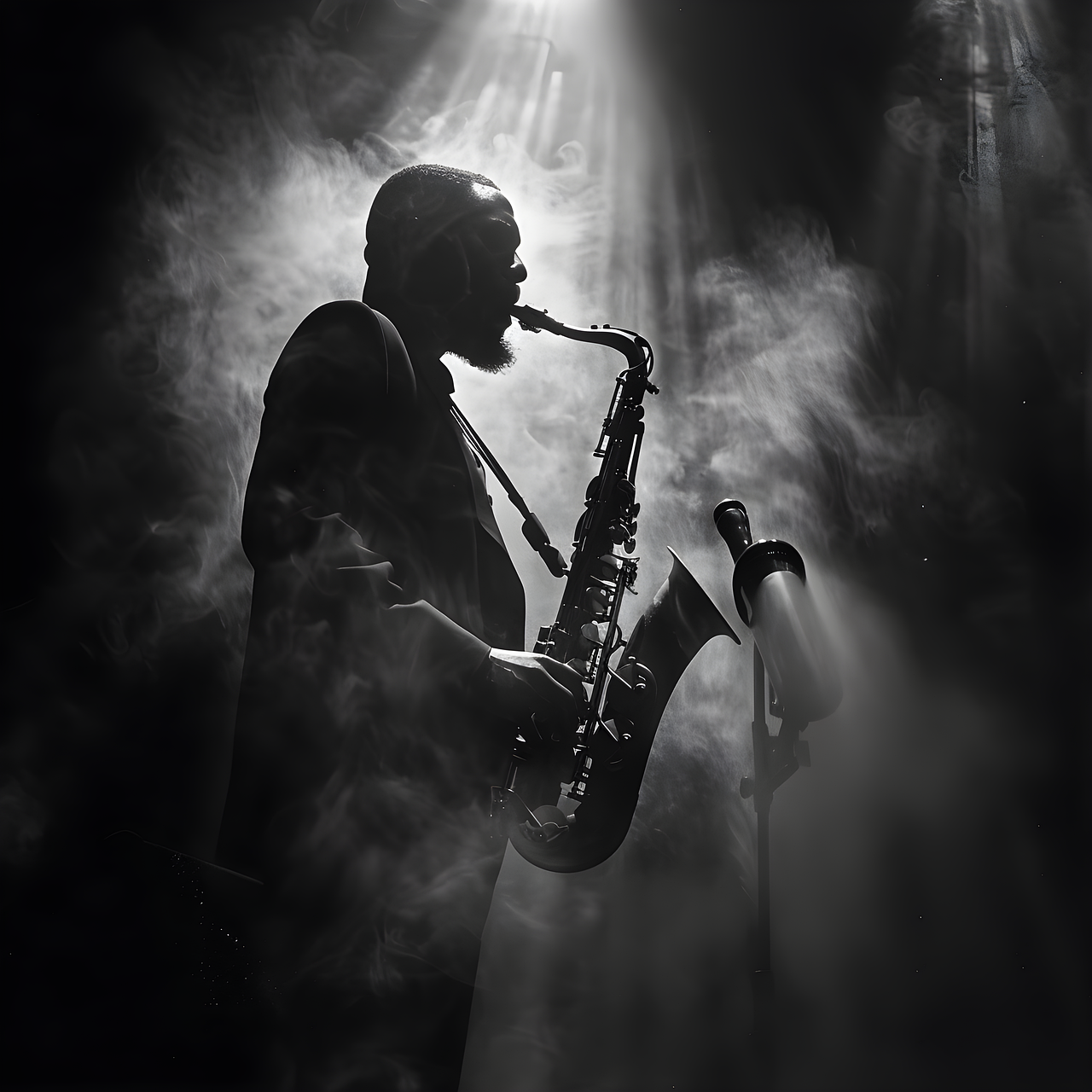 Download Ai Generated, Man, Saxophonist. Royalty-Free Stock ...