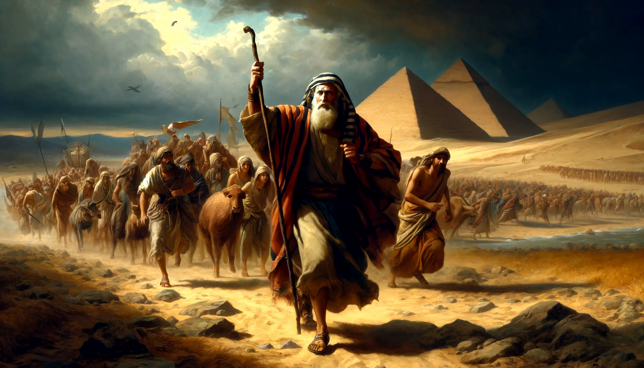 Download Journey To Sinai, Israelites Flee, Egyptian Exodus. Royalty ...
