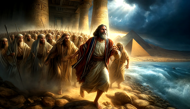 Download Pharaoh'S Army Escaped, Miracle Exit, Leading The Freed ...